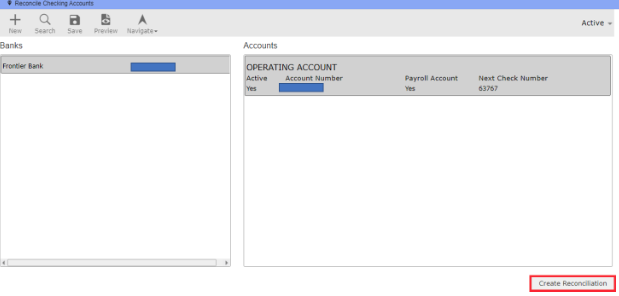 Reconcile Checking Accounts